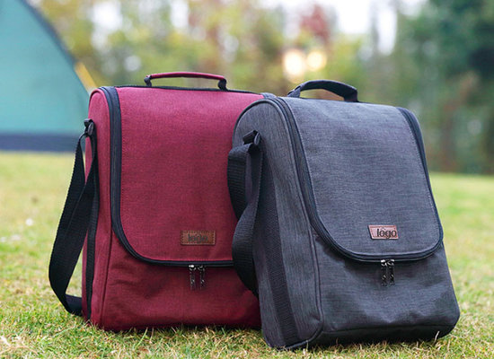 Factory supply Ice insulated nylon wine bottle cooler bag for three wines supplier