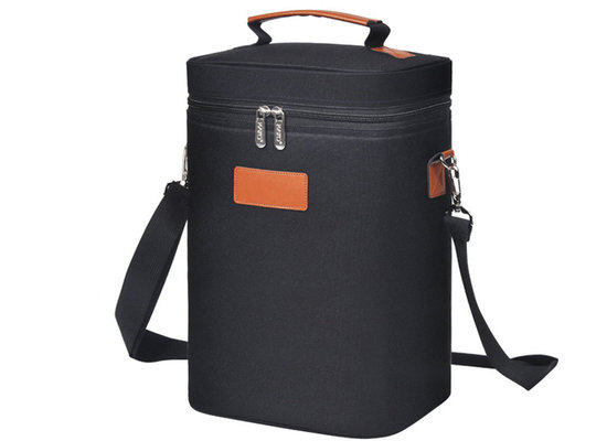 Premium quality Ice Insulated oxford wine bottle cooler bag for four wines supplier