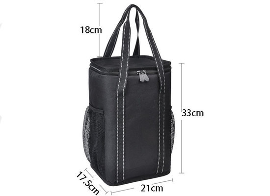 Premium quality Ice Insulated oxford wine bottle cooler bag for four wines supplier