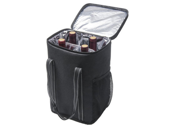 Premium quality Ice Insulated oxford wine bottle cooler bag for four wines supplier