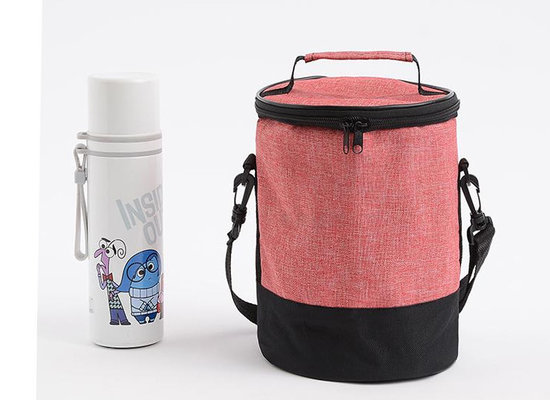 Round Insulated reusable custom cooler bag aluminium foil lunch bags supplier