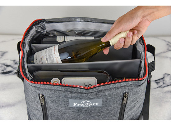 Ice Insulated reusable custom cooler bag aluminium foil lunch bags supplier