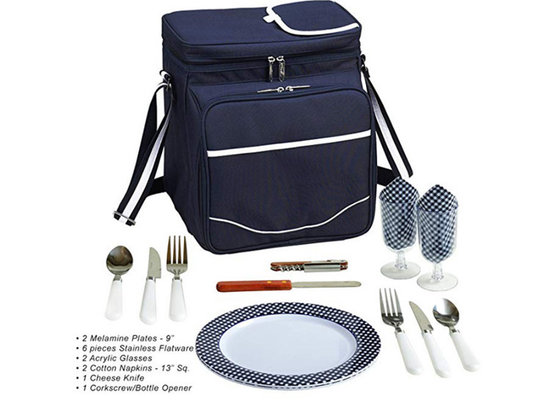 Insulated reusable custom logo cooler bags for picnic or travel supplier