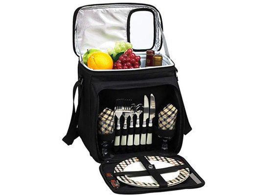 Insulated reusable custom logo cooler bags for picnic or travel supplier