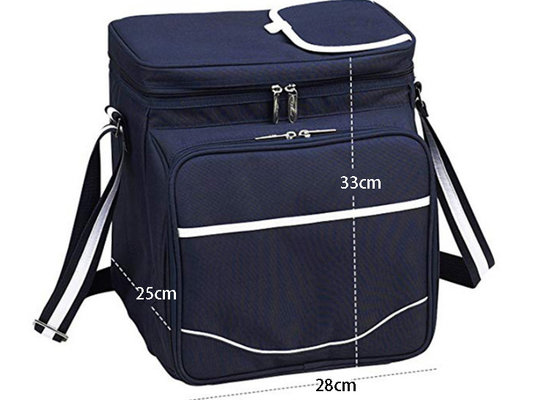 Insulated reusable custom logo cooler bags for picnic or travel supplier