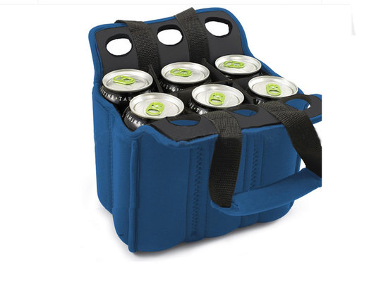 Strong durable Custom logo travel packing bags for 6 cans beer supplier