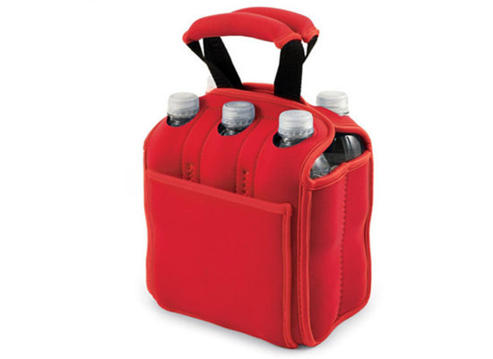Strong durable Custom logo travel packing bags for 6 cans beer supplier