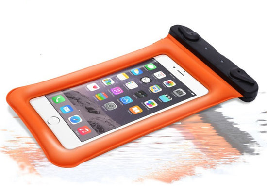 New air floating mobile phone waterproof swimming inflatable mobile phone bag supplier