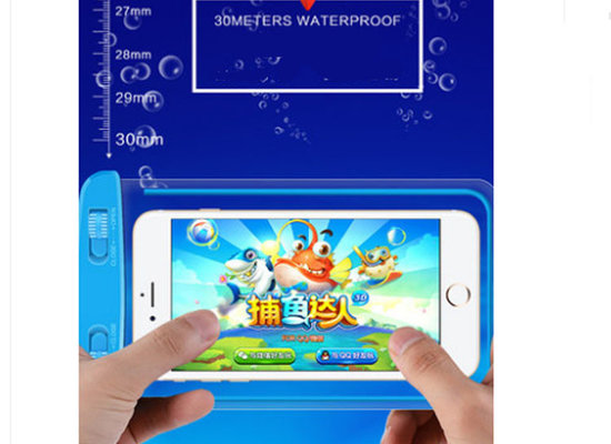 PVC waterproof bag diving kit touch screen swimming seal dustproof mobile phone bag supplier