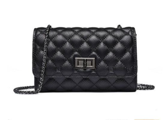 2019 new design a crossbody leather lady cell phone and chain small mini bags supplier