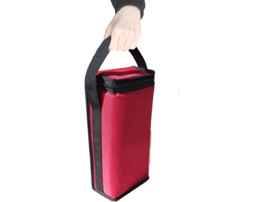 1680D oxford insulated cooler box wine bottle box for two wines supplier