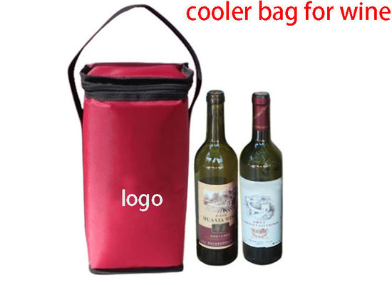1680D oxford insulated cooler box wine bottle box for two wines supplier