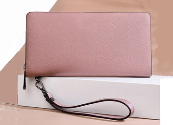 Purse lady Custom logo leather long handbag 2019 stylish simple zipper multi-functional handbag wallet supplier