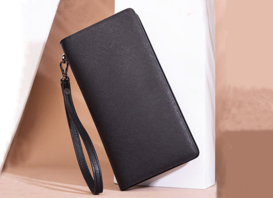 Purse lady Custom logo leather long handbag 2019 stylish simple zipper multi-functional handbag wallet supplier