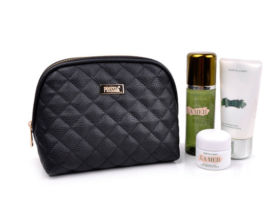 Custom logo large capacity simple travel toiletry storage makeup bags supplier