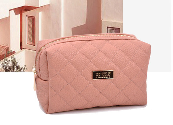 Custom logo large capacity simple travel toiletry storage makeup bags supplier