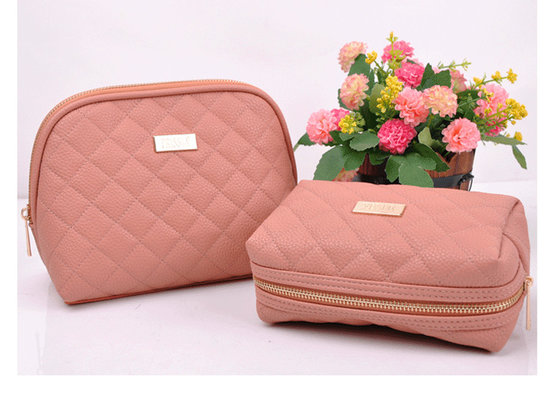 Custom logo large capacity simple travel toiletry storage makeup bags supplier