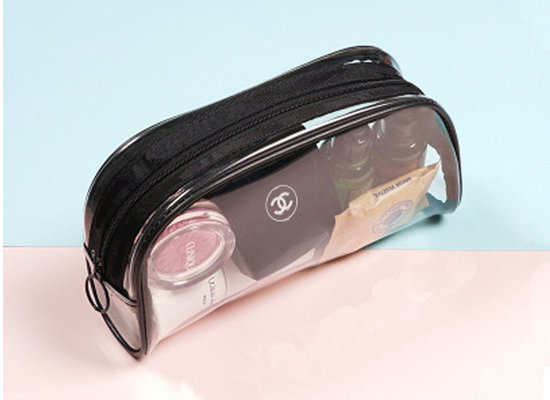 TPU transparent travel makeup bag net hot multi-functional lady wash bag supplier