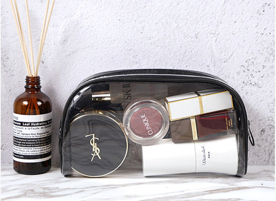 TPU transparent travel makeup bag net hot multi-functional lady wash bag supplier