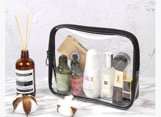 TPU waterproof transparent travel simple Korea large capacity multi-functional lady wash bag for toiletries supplier