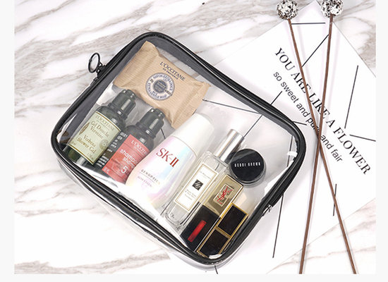 TPU waterproof transparent travel simple Korea large capacity multi-functional lady wash bag for toiletries supplier