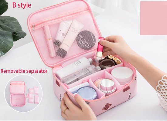Web celebrity makeup bag girl small portable travel storage bag and cosmetic box with large capacity supplier