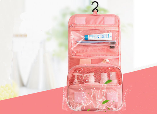 Large capacity portable travel toiletries bag luggage waterproof multi-functional handbag cosmetic box supplier