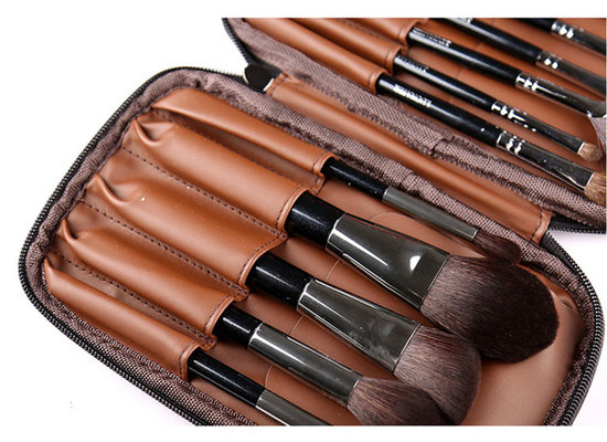 Large capacity zipper brush bag, brush set, makeup tool, makeup brush, 12 brush drum bags supplier