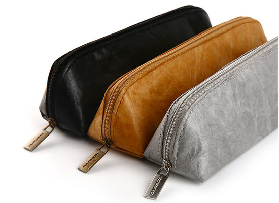 Custom logo retro pencil bag multi-functional and convenient makeup bags supplier