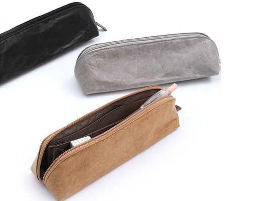 Custom logo retro pencil bag multi-functional and convenient makeup bags supplier