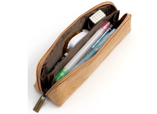 Custom logo retro pencil bag multi-functional and convenient makeup bags supplier