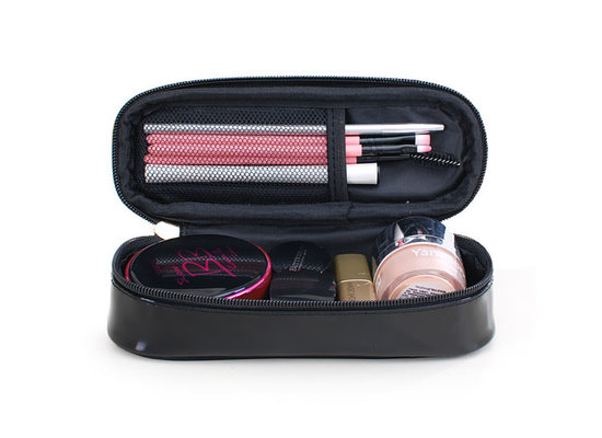 Mini portable pencil bag travelling on business carry make-up small candy color lovely girl heart brush storage bag supplier