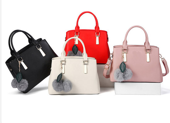 New fashion PU leather custom logo large bag women's shoulder bag cross-body bag handbag supplier