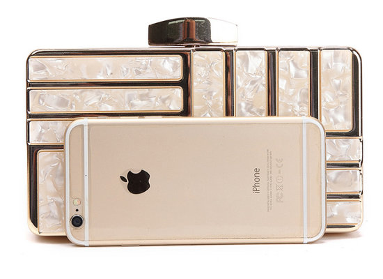 Marbling banquet bag European and American fashion dinner bag lady's handbag acrylic bag lady's clutch supplier
