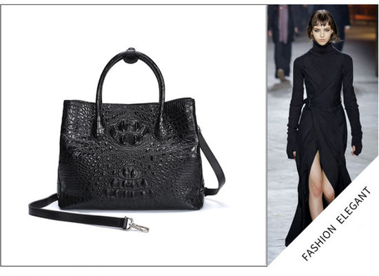 Genuine crocodile leather bag for women stylish high-capacity lady's handbag cross-body bag with one shoulder supplier