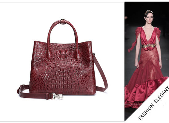 Genuine crocodile leather bag for women stylish high-capacity lady's handbag cross-body bag with one shoulder supplier