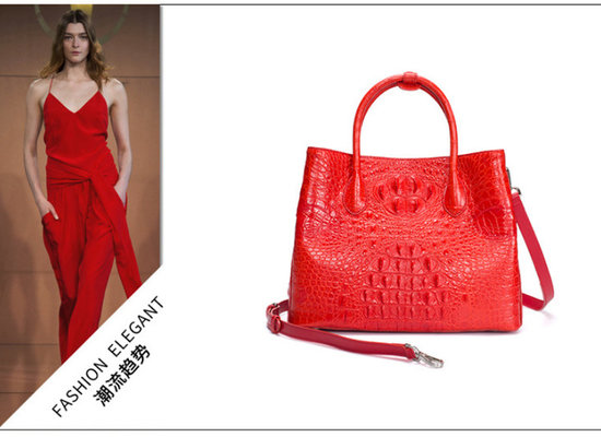 Genuine crocodile leather bag for women stylish high-capacity lady's handbag cross-body bag with one shoulder supplier