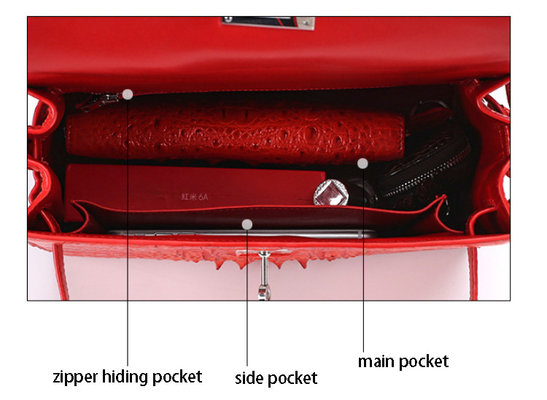 Dongguan manufacturer sells new crocodile skin handbag for ladies with customized logo supplier