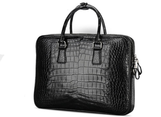 Dongguan factory wholesale genuine crocodile leather business briefcase man handbag supplier
