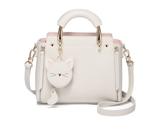 The new high-volume PU leather tote one-shouldered cross-slung custom logo women's handbag with strap supplier