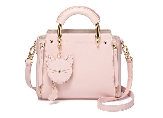 The new high-volume PU leather tote one-shouldered cross-slung custom logo women's handbag with strap supplier