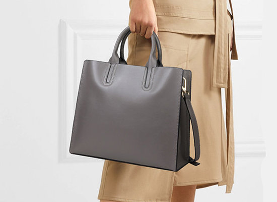 Three sizes PU leather tote one-shouldered crossbody custom logo women's handbag with strap supplier