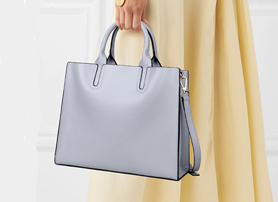 Three sizes PU leather tote one-shouldered crossbody custom logo women's handbag with strap supplier