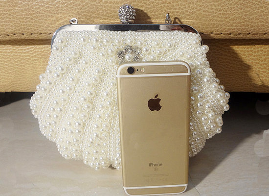 Shell pearl handmade string beads diamond slung over shoulder dinner evening bride retro dress cheongsam wedding bags supplier