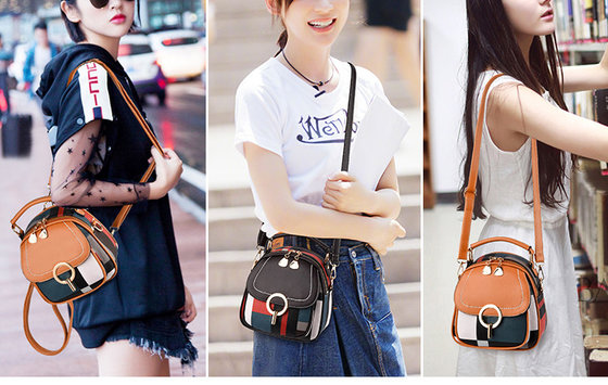 Cross-slung satchel casual backpack shoulder versatile one-shoulder crossbody bag for women supplier