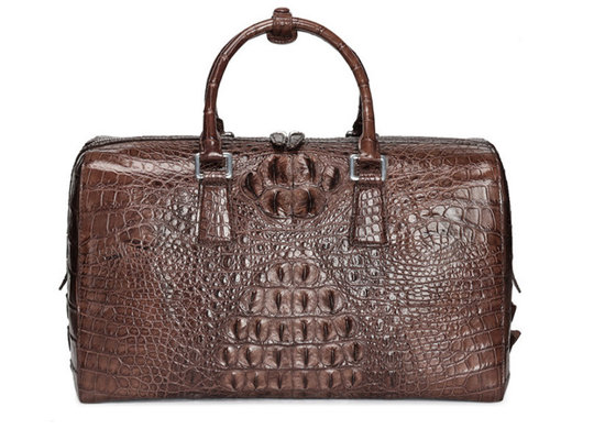 New crocodile-skin business travel carry-on handbag male high-end big volume business travel luggage briefcases supplier