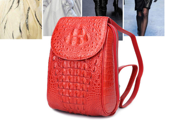 New 2019 crocodile skin bag backpack for ladies supplier