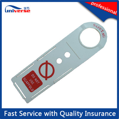 Customized Printing PP ABS Plastic Scaffold Safety Tags For Inspection