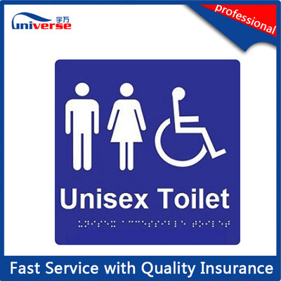 Professional Custom Braille Signs With General / Disabled Standard