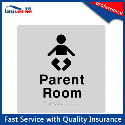 Parent Room / Baby Change Room Braille Door Signs For Baby Care